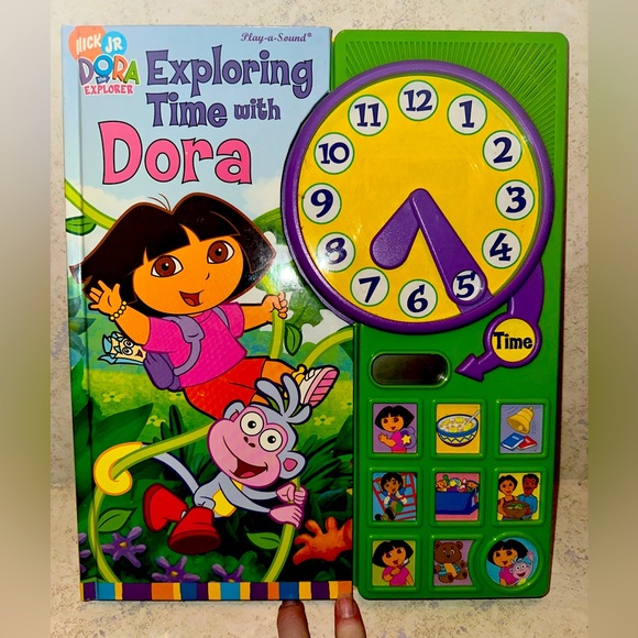 Other | Dora Learning How To Tell Time Book | Poshmark